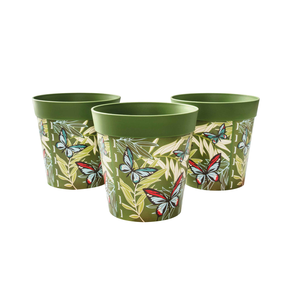 Hum Flowerpots colourful outdoor and indoor flower pots, made in UK